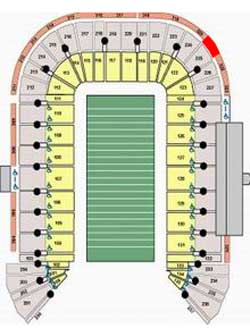 Sam Boyd Stadium Seating Chart